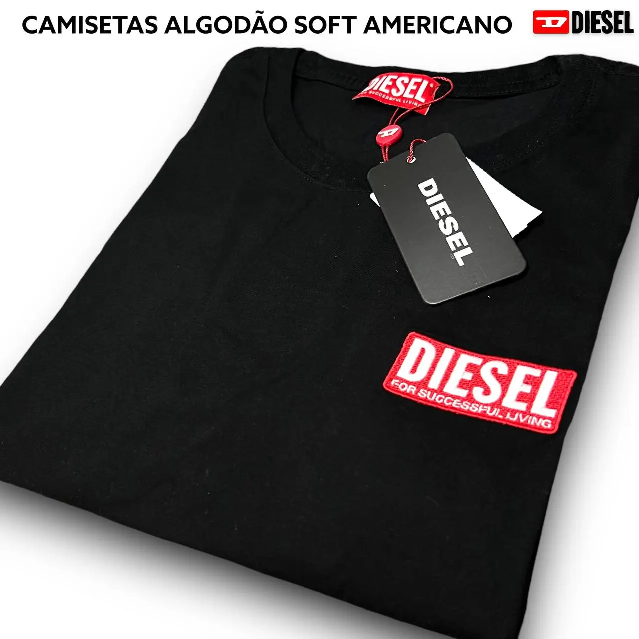 Camiseta Algodão Soft Americano - HUGO BOSS arte BORDADA - Uniquess ...