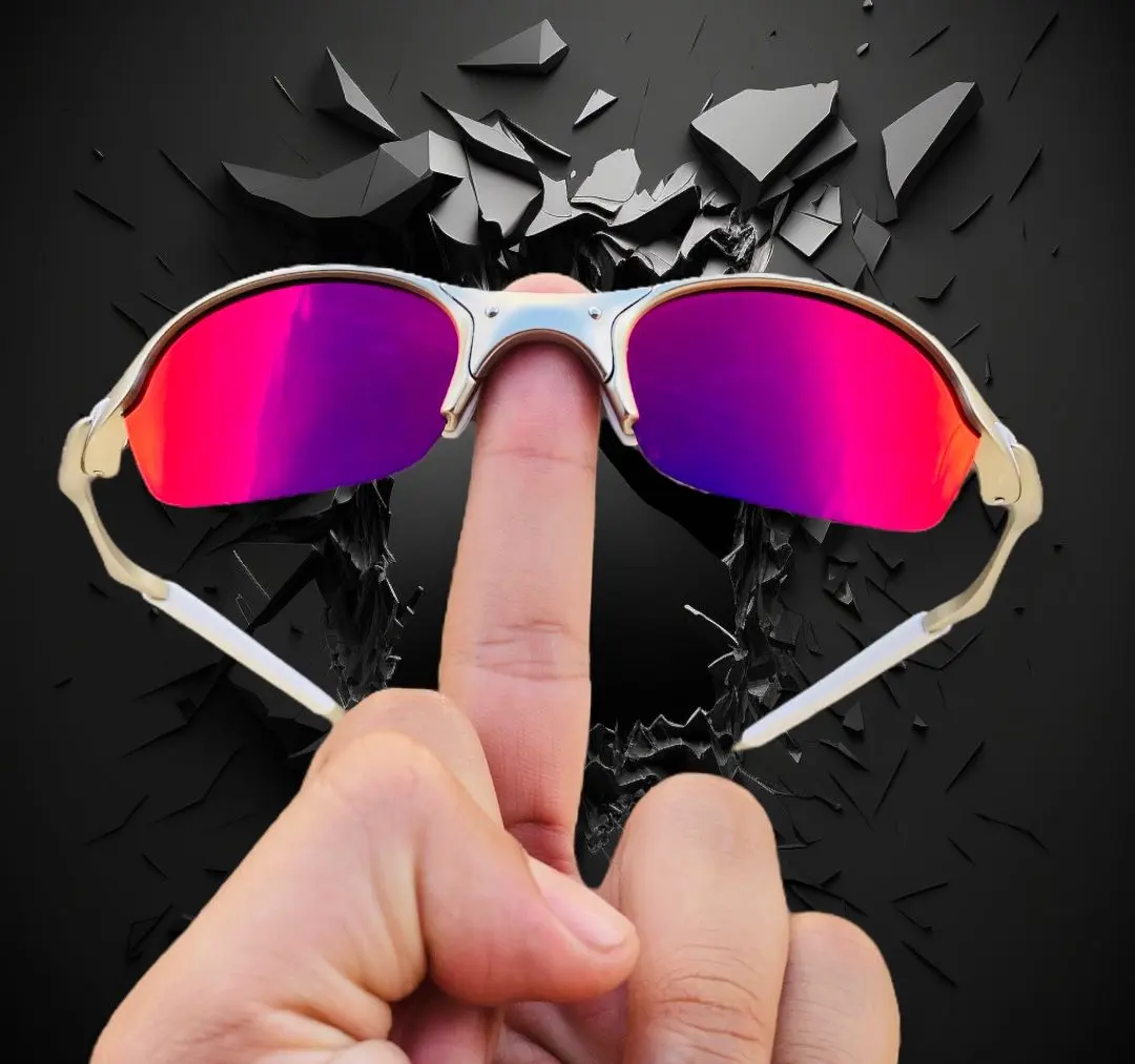 Óculos Romeu 2 - VERMELHO C/LARANJA LT18.11 - Uniquess - Loja Virtual