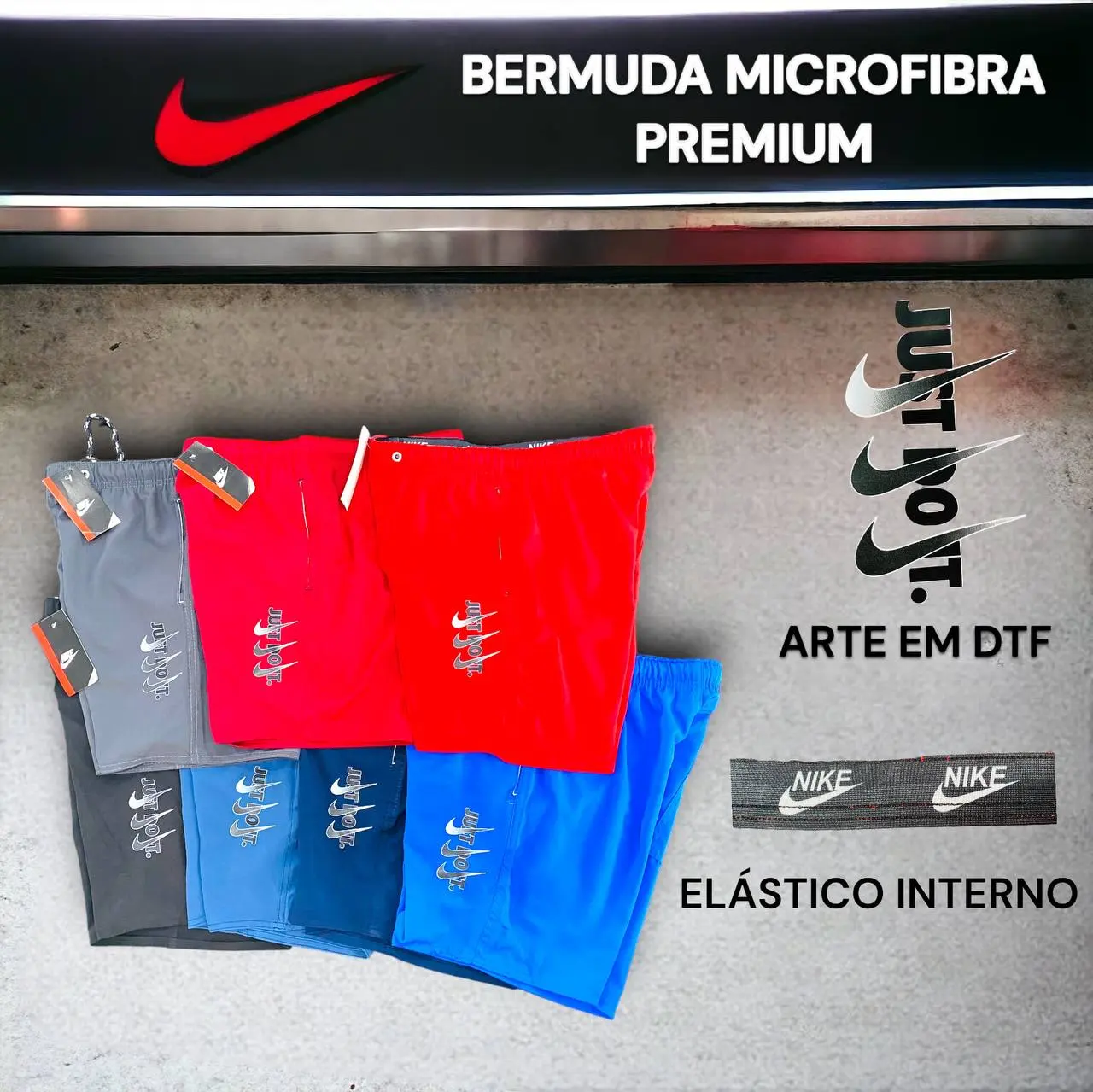 Bermuda Microfibra Premium - NIKE - Uniquess - Loja Virtual