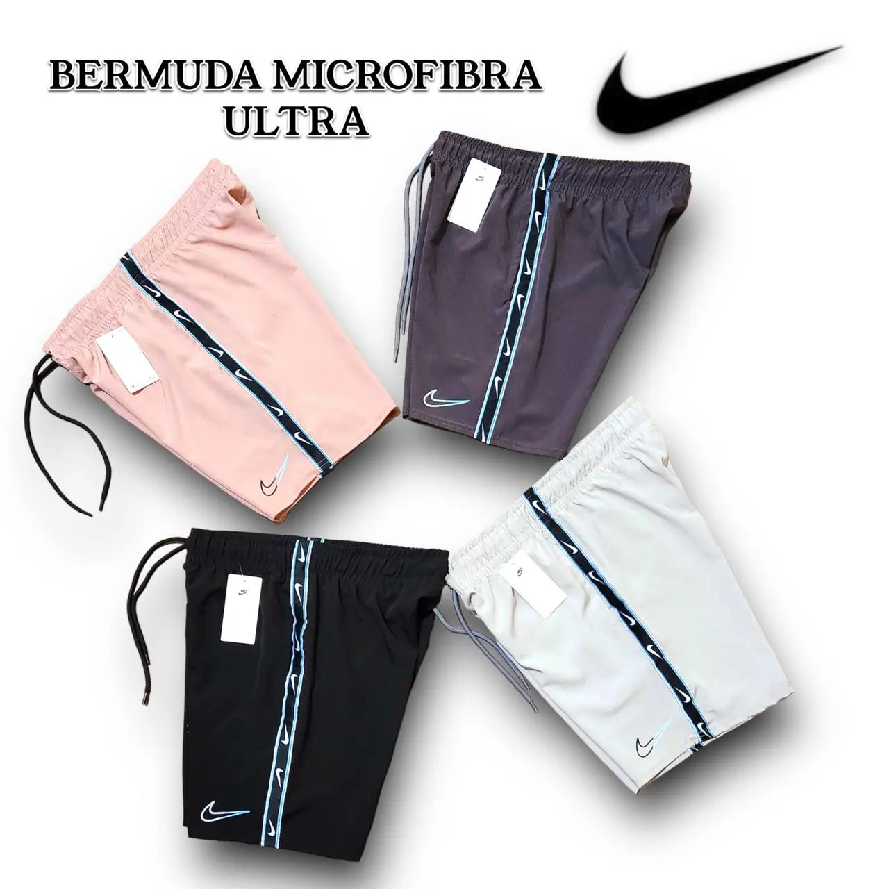 Bermuda Microfibra Ultra - NIKE - FAIXA LATERAL - Uniquess - Loja Virtual