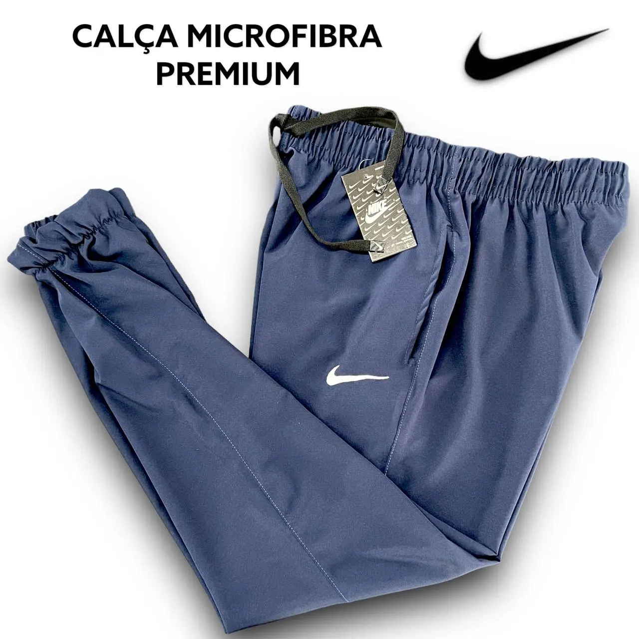 Calças Microfibra Premium - NIKE arte em bordado - Uniquess - Loja Virtual