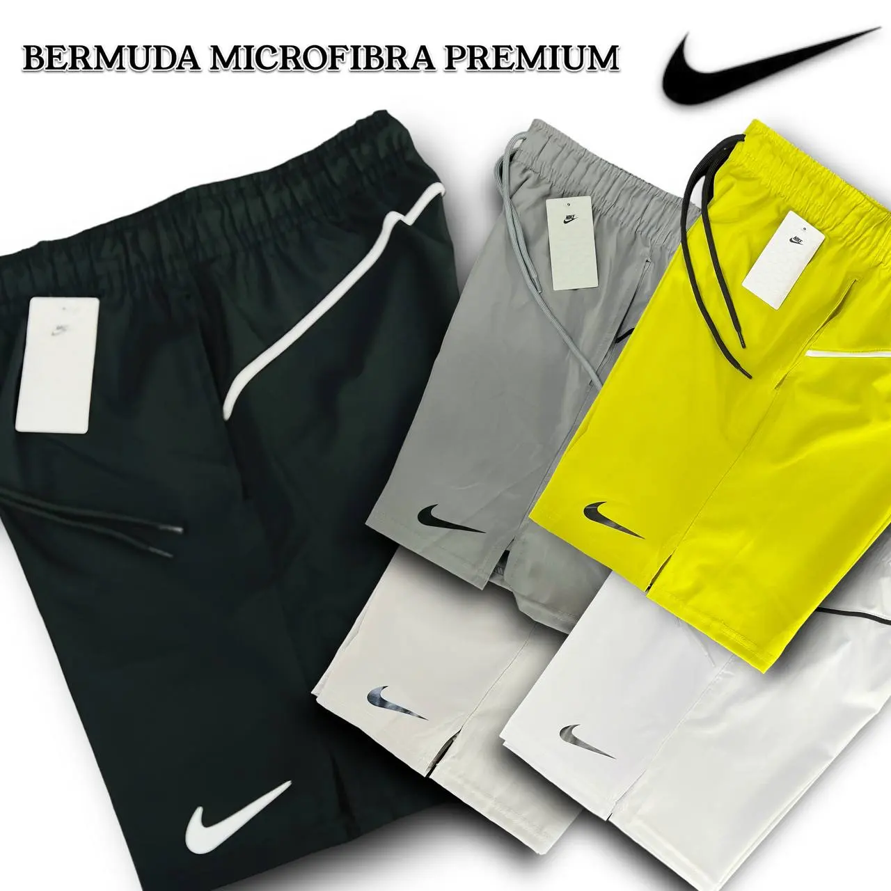Bermuda Microfibra Ultra NIKE com fitilho - Uniquess - Loja Virtual
